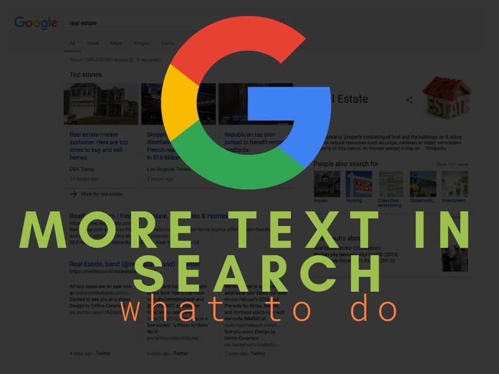 SEO Google s Text In Search Jollity